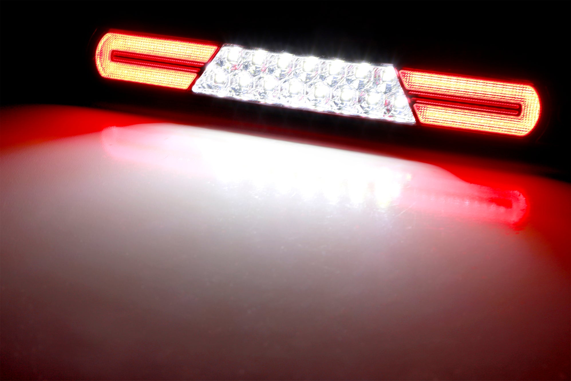 Dark Red Lens C-Ring LED High Mount Third Brake Lamp For 88-98 Chevy C — iJDMTOY.com