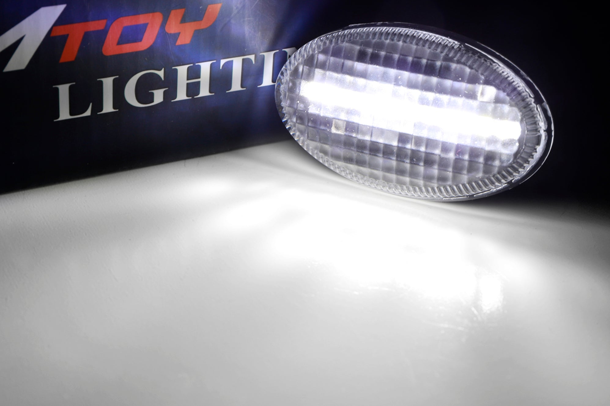 JDM-Spec Full White LED Fender Side Markers w/Adapter Wire For Impreza ...