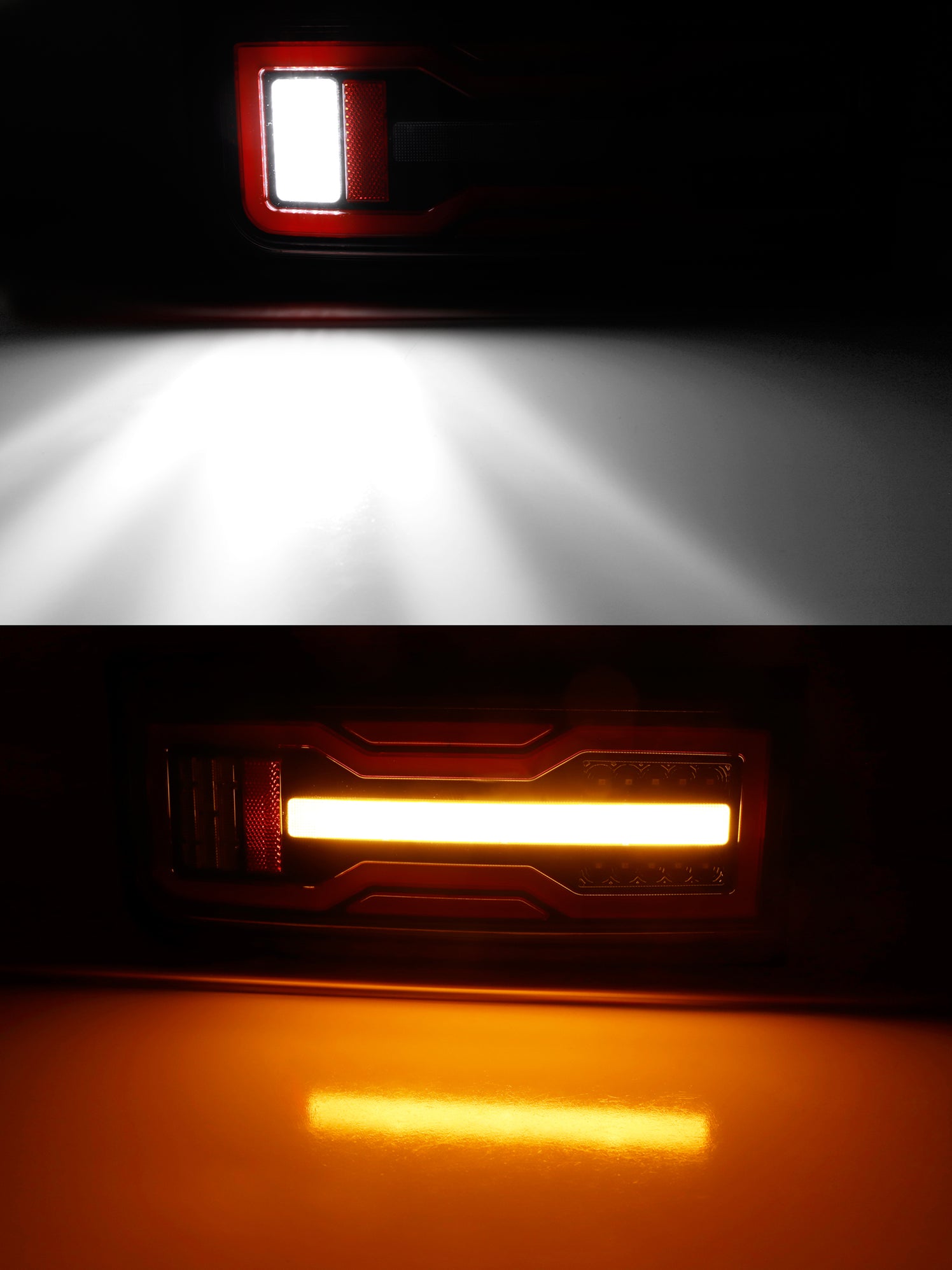 GMC Hummer EV Dark Smoked Lens Full LED Tail Lights w/ Turn/Brake/Reve ...