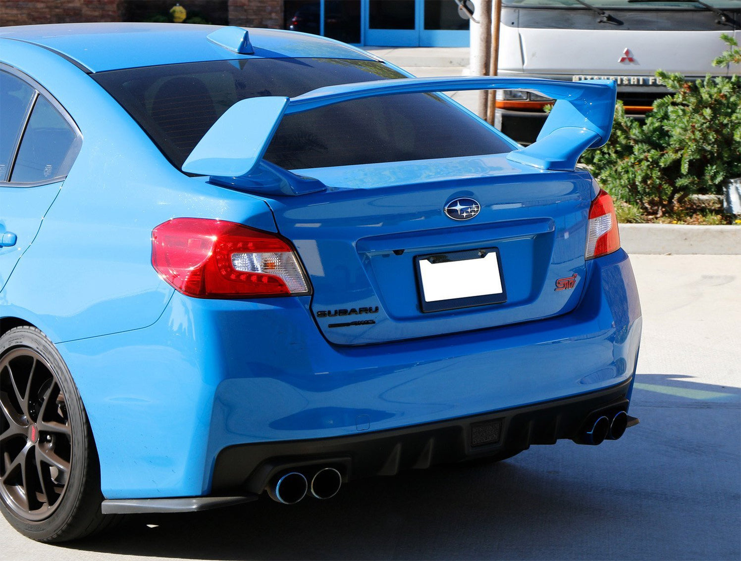 JDM S4 LED DRL Fog Light Bezels & Smoked Rear Foglight For 15-17 Subar ...
