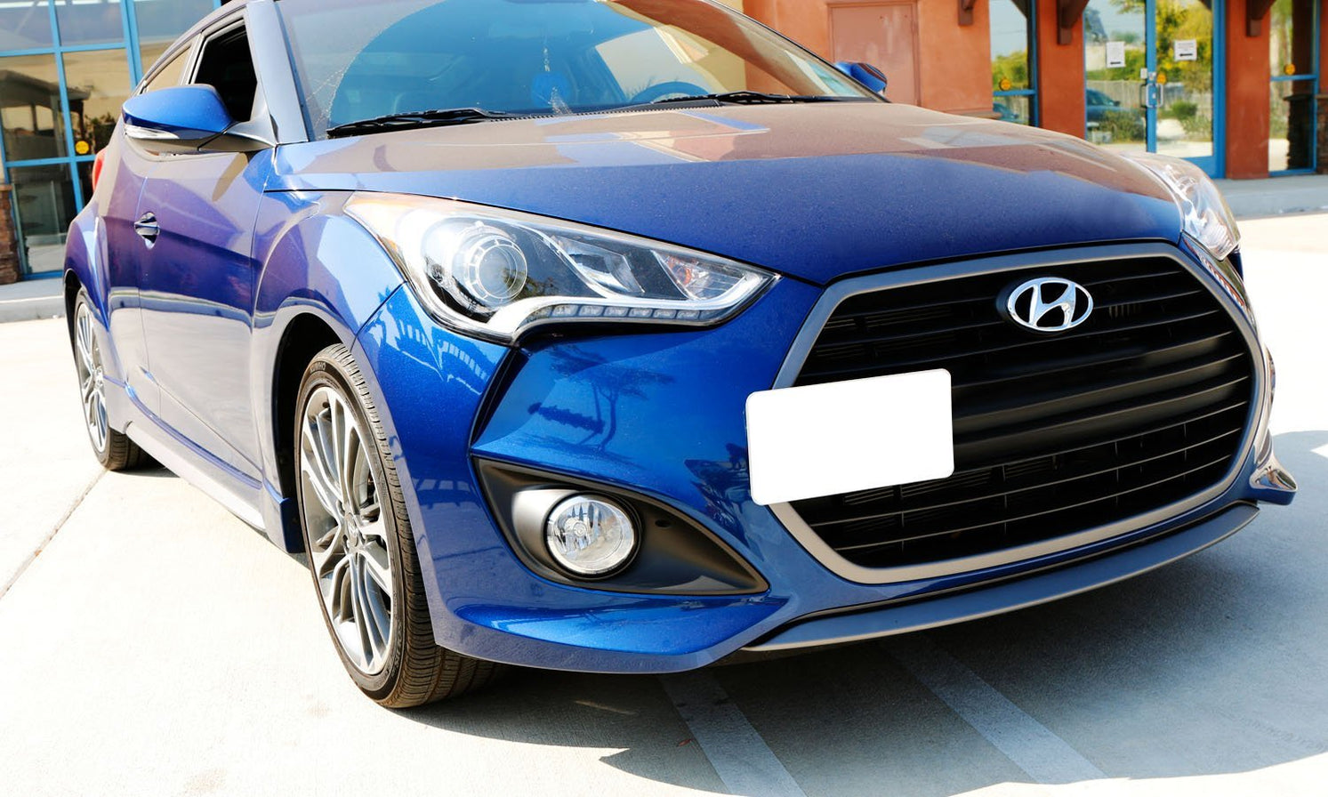 Front Bumper Tow Hook License Plate Mounting Bracket Holder For Hyunda ...