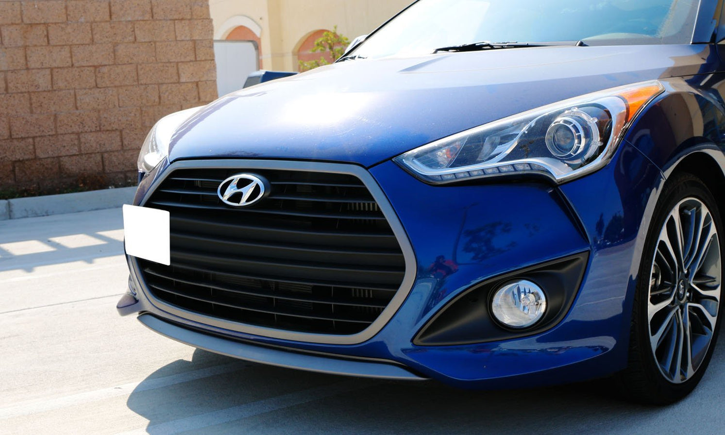 Front Bumper Tow Hook License Plate Mounting Bracket Holder For Hyunda ...