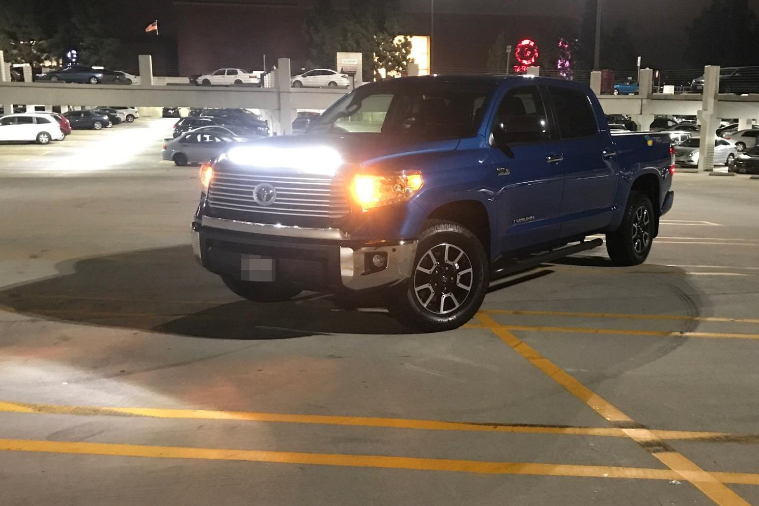 108W 36" LED Light Bar w/ Hood Scoop Bulge Mounting Wiring 14-21 Toyot ...