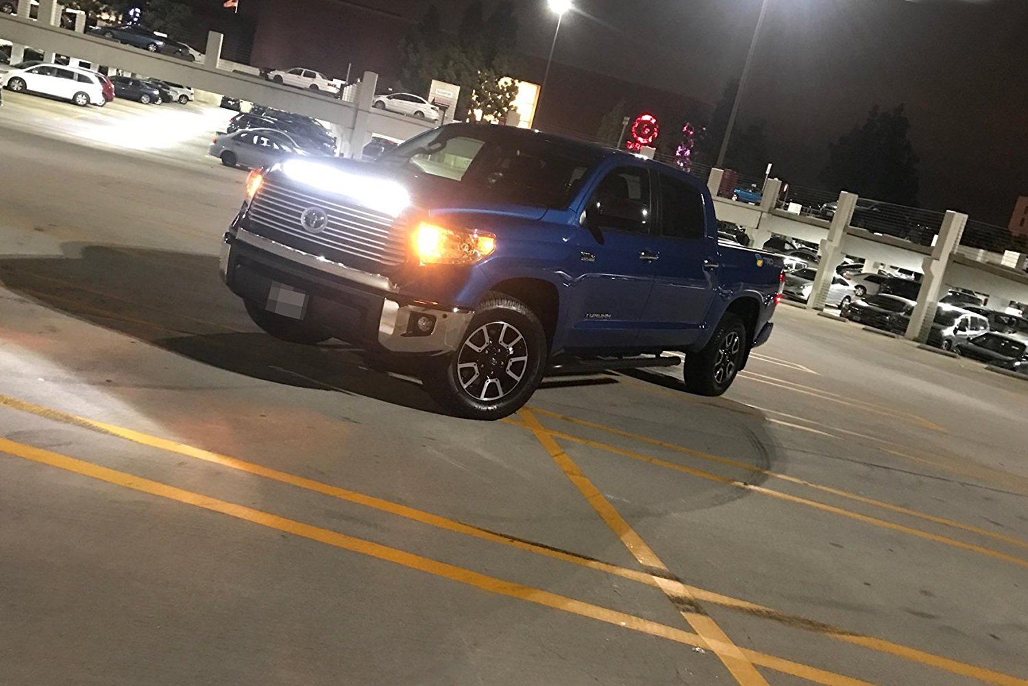 108W 36" LED Light Bar w/ Hood Scoop Bulge Mounting Wiring 14-21 Toyot ...