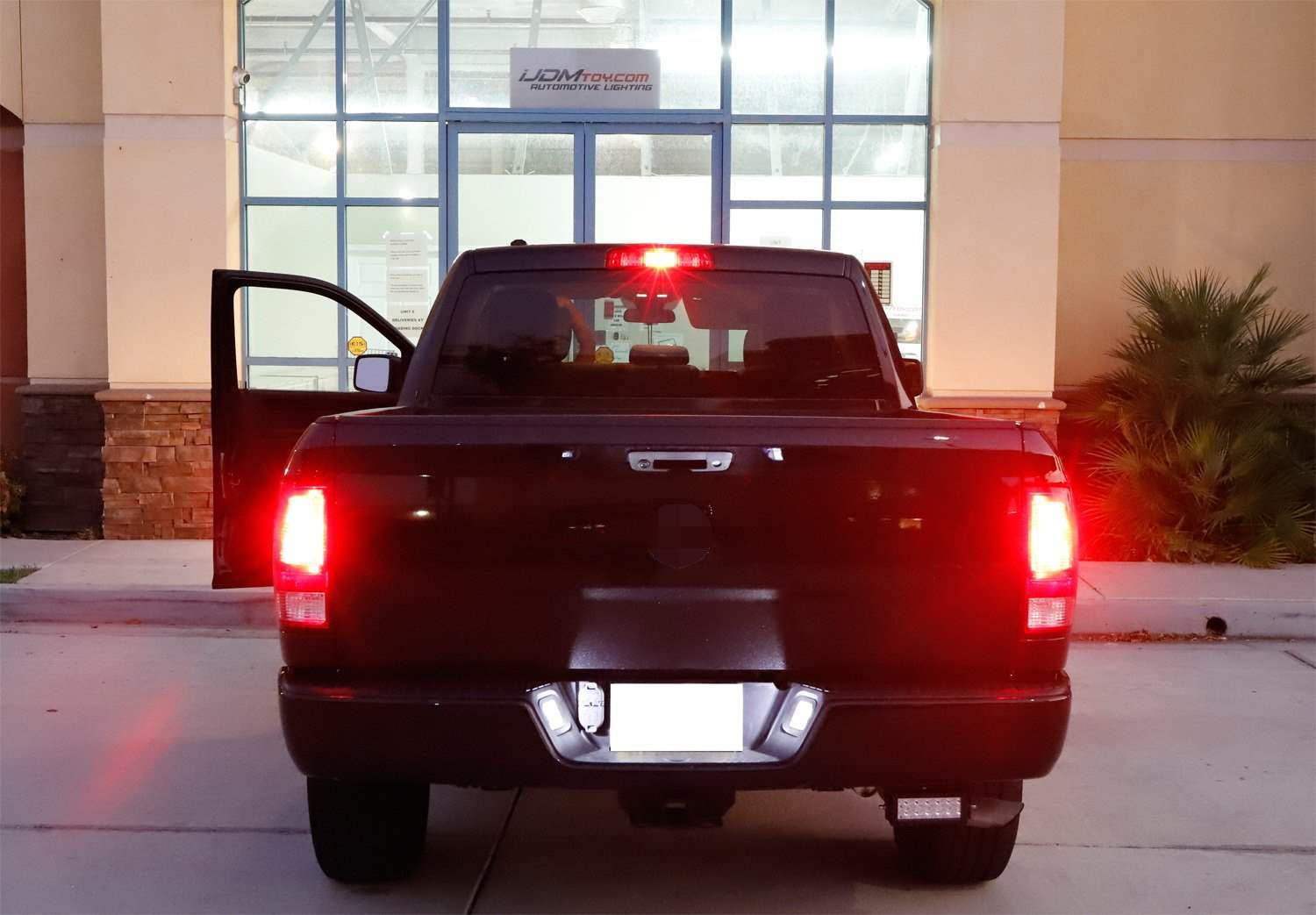 (1) Strobe/Flashing Red 921 912 LED Bulb For Truck High Mount 3rd Brak ...