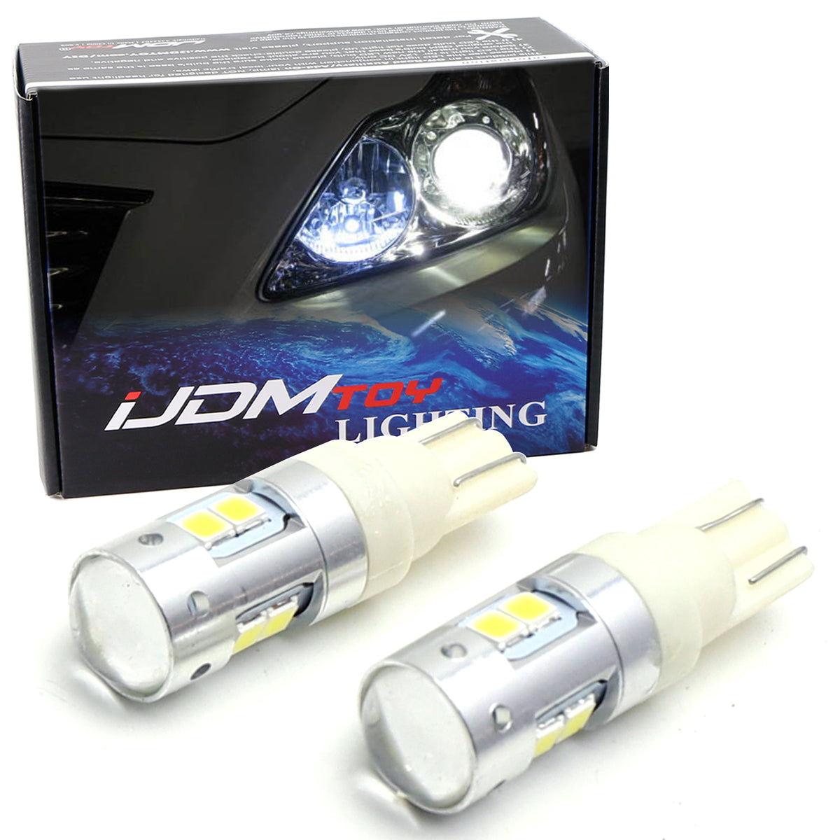 Extreme Bright High Power Xenon White 168 2825 LED Bulbs Parking Posit ...