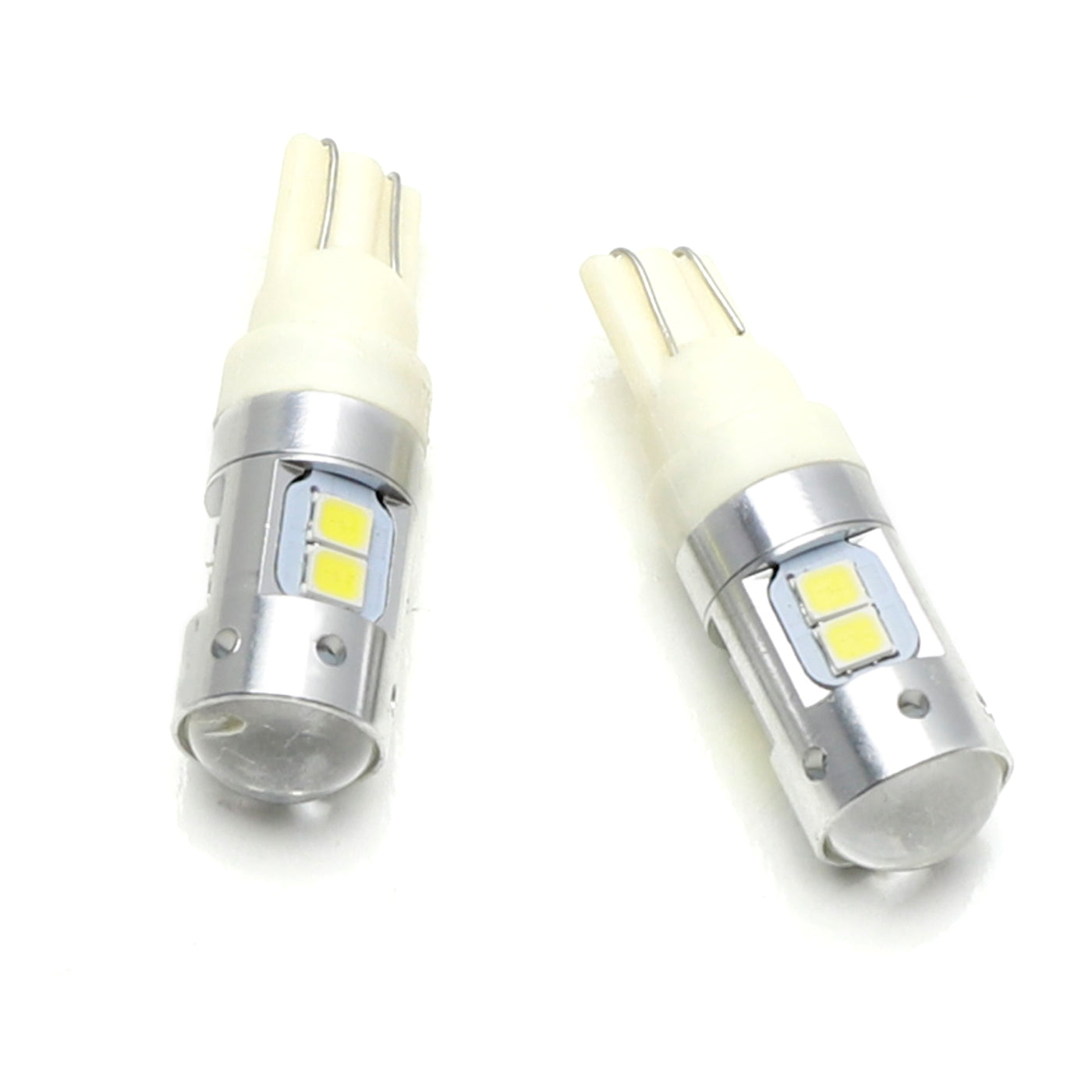 White 2W CREE High Power 168 2825 T10 LED Bulbs For Car License Plate — iJDMTOY.com