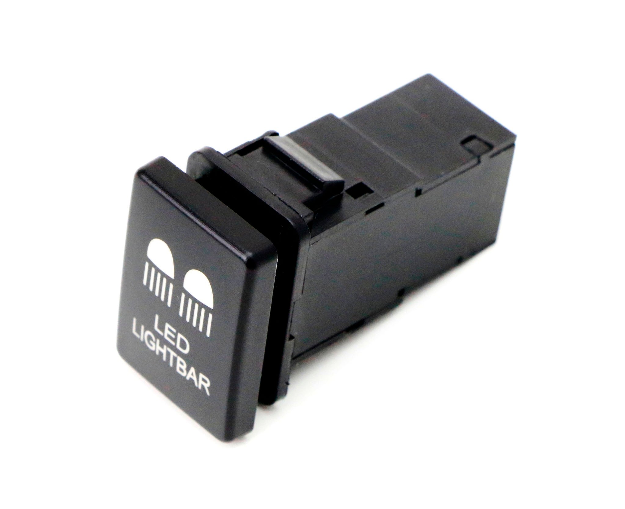 Factory Style 4-Pole 12V Push Button Switch w/ LED Light Bar Indicator ...