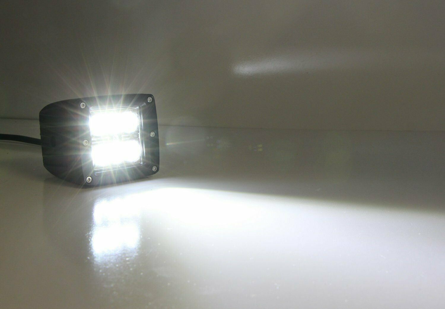 3" 2x3 24W High Power CREE LED Pod Lights For Truck Jeep Off-Road ATV ...