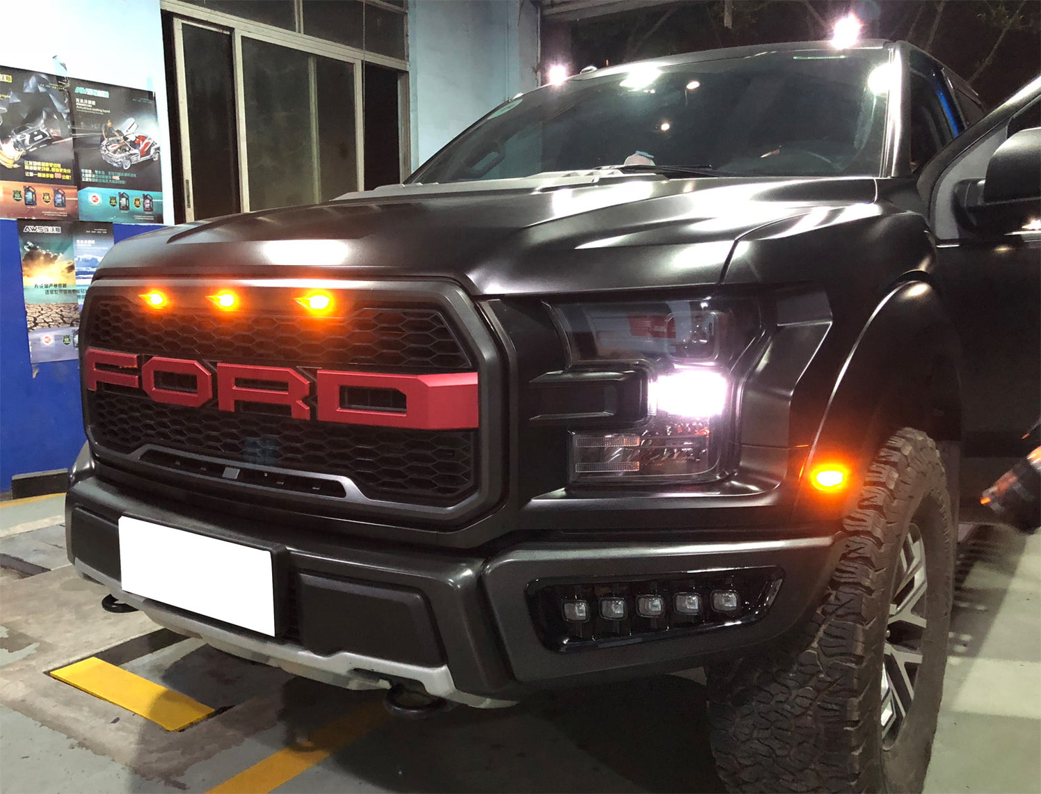 Switchback White Amber Lights IJDMTOY Slim LED Daytime Running Lights ...