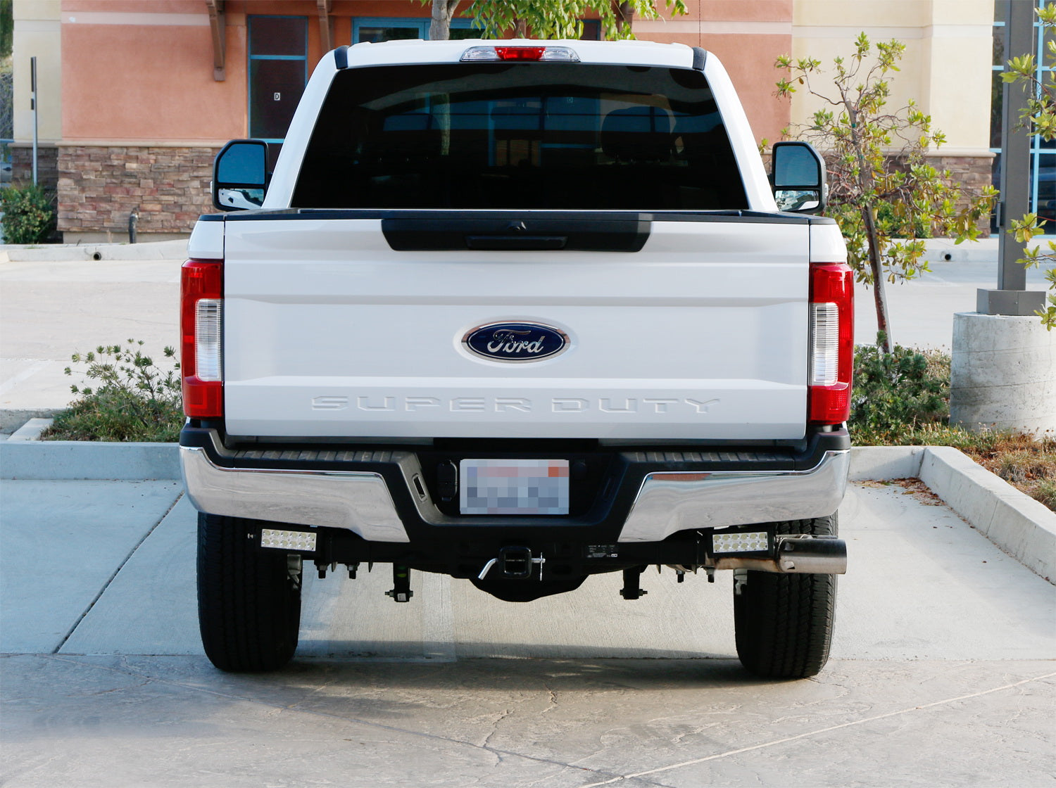 High Power LED Light Bars w/ Rear Bumper Mount Brackets For 11-up Ford ...