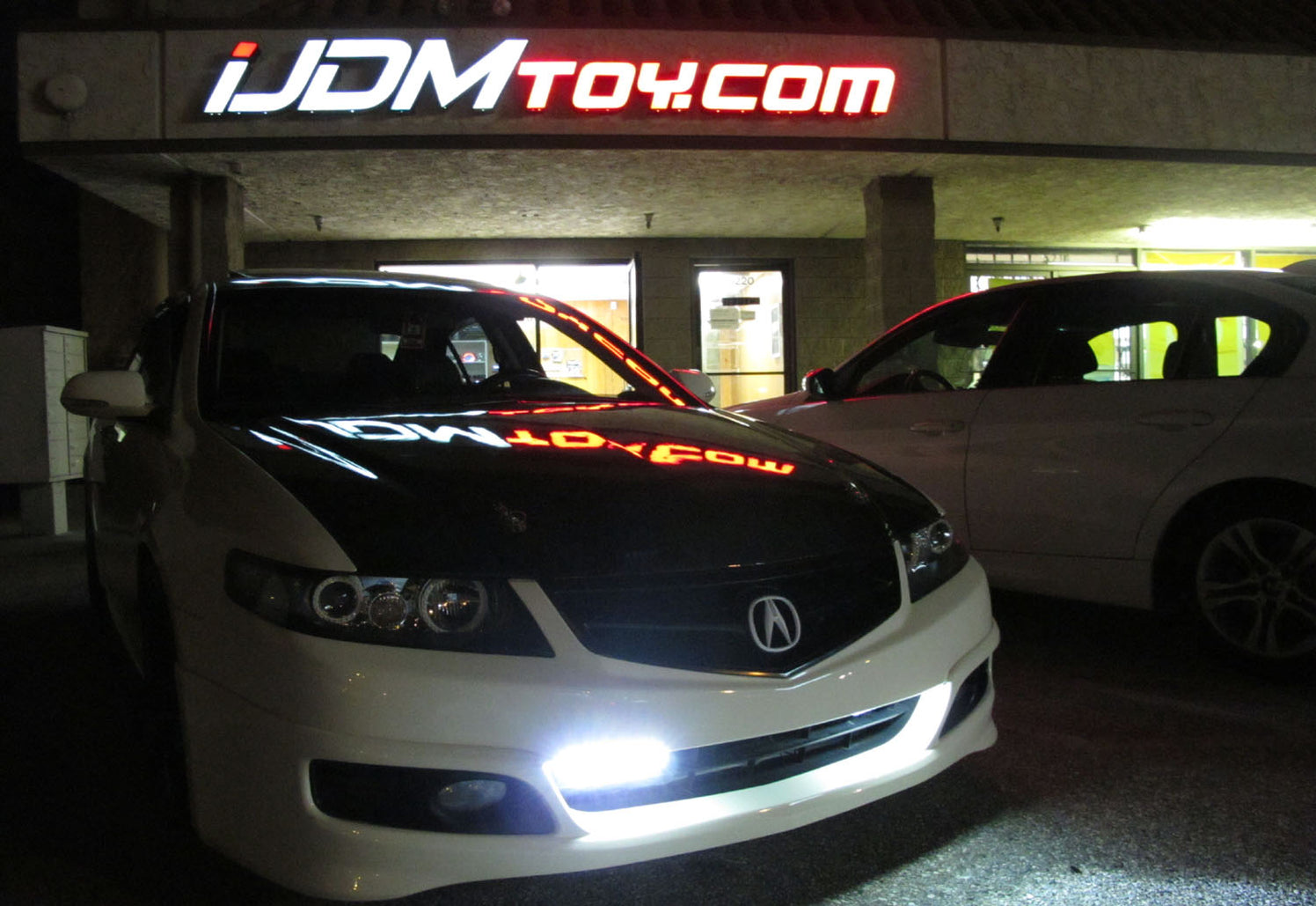 18W High Power CREE LED Daytime Running Light Kit w/ Relay Wire Harnes ...