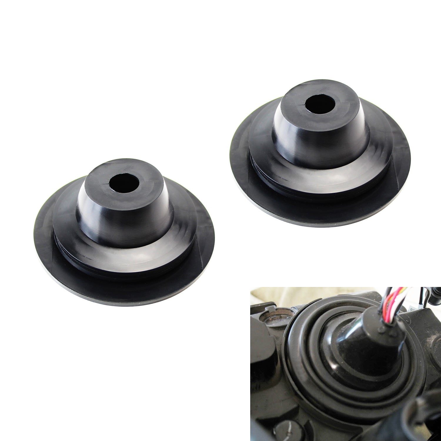 Universal Rubber Housing Seal Cap For Headlight Install LED, Xenon Hea ...