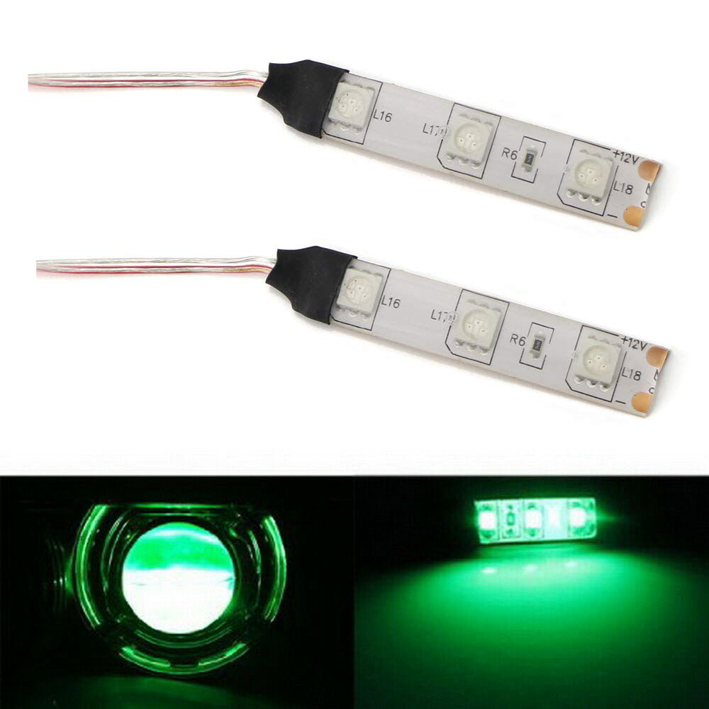 Exotic Green Devil Demon Eye LED Strips Module For Projector Headlight ...