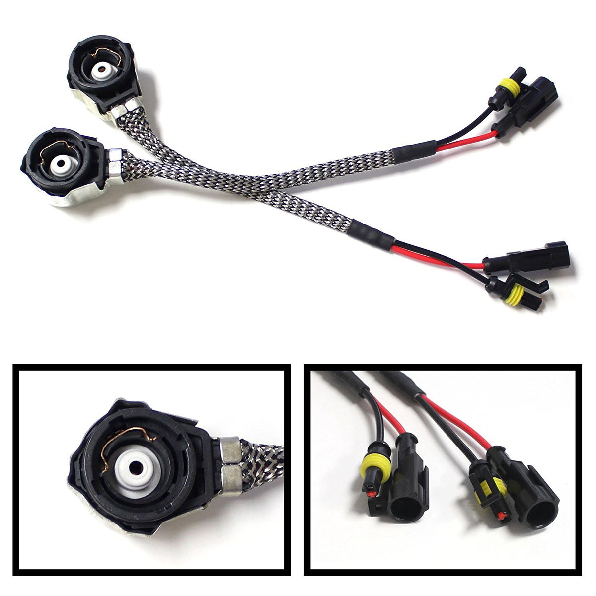 OE-Spec D2 AMP Adapters To D2S D2R Bulbs Converters For Aftermarket HI ...