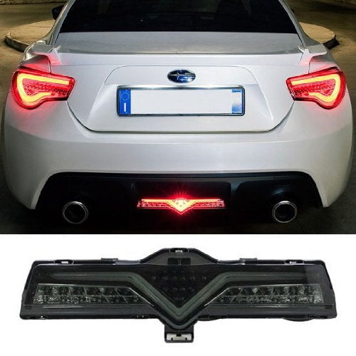 Smoked LED Rear Bumper Reverse Brake Fog Light Lamp For Scion FRS 86 S ...