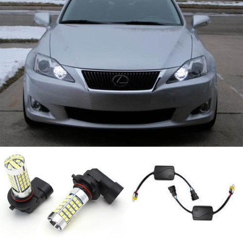 6000K White 9005 LED DRL Kit For Lexus Toyota High Beam Daytime Runnin ...