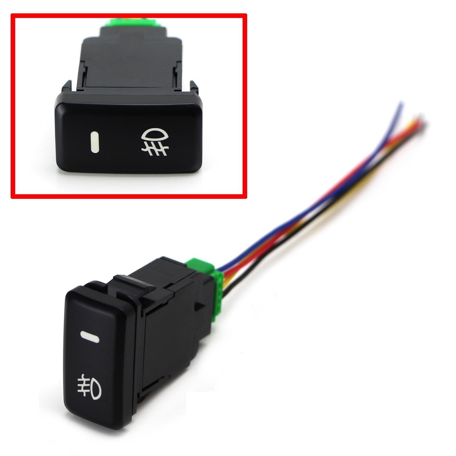 Factory Style 4-Pole 12V Push Button Switch with LED Background Indica ...