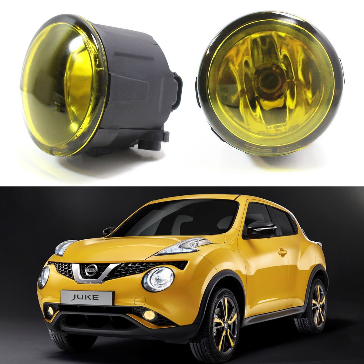 Yellow Driver Passenger Sides Fog Lights + H11 Halogen Bulbs For Nissa ...
