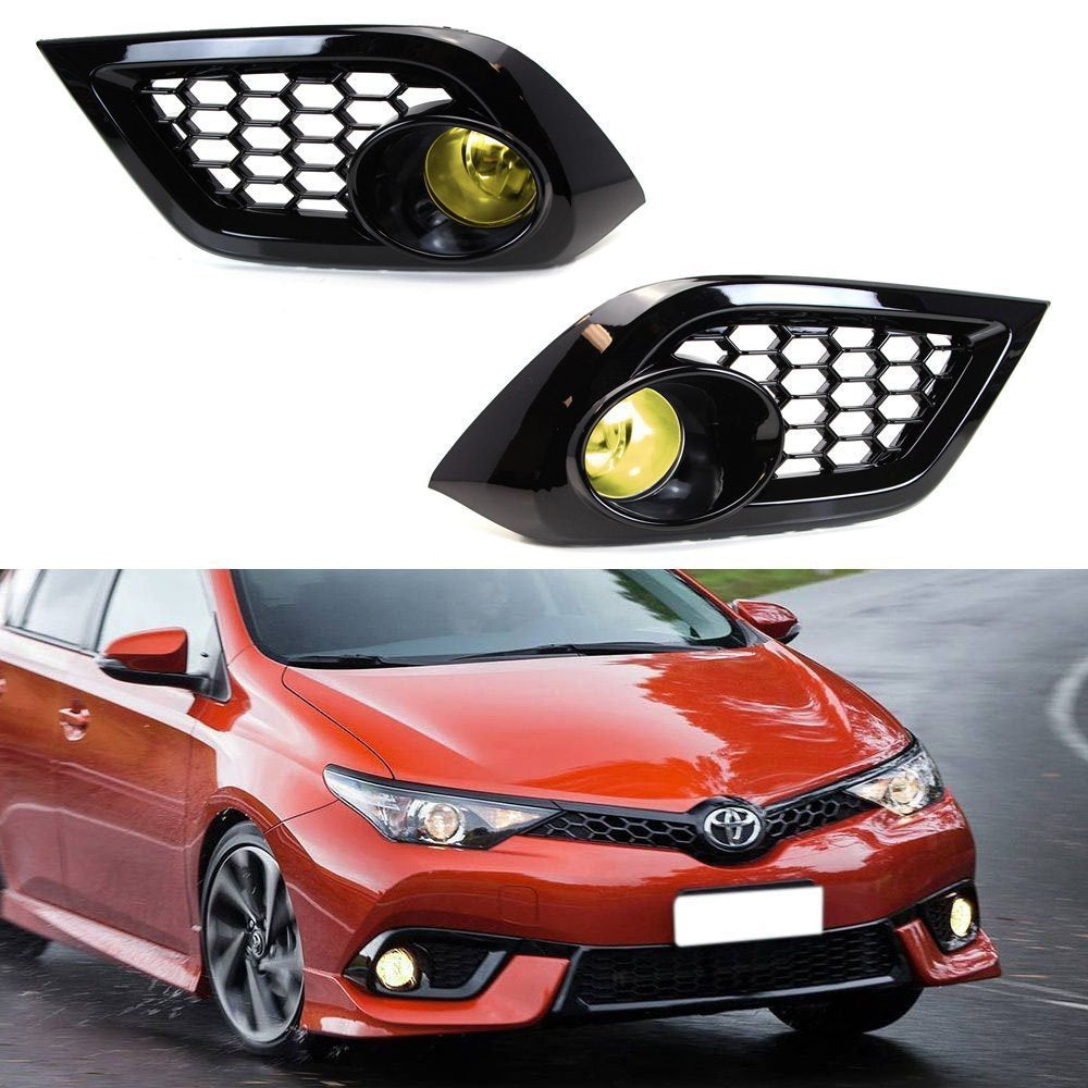 JDM Yellow Lens Fog Lights w/ Bezel Cover, Wiring For 2016-18 Scion/To ...