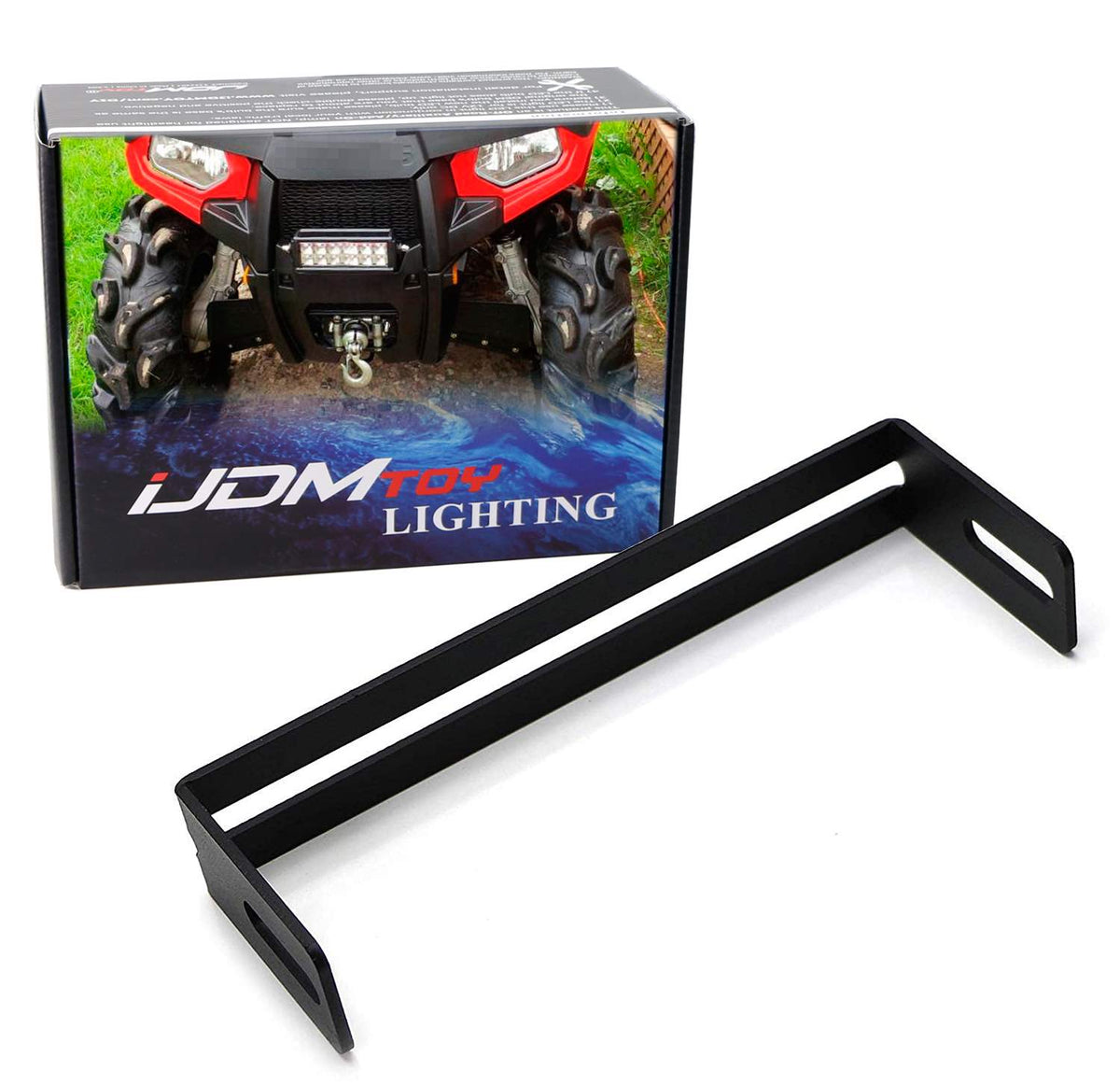Universal Metal Mounting Brackets For ATV Single/Double Row Light Bar ...
