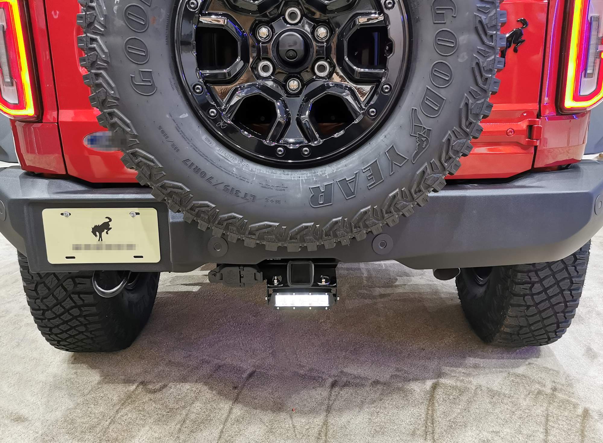 Under Tow Hitch Mount 30W LED Light Bar w/ Bracket, Relay Wiring For F ...