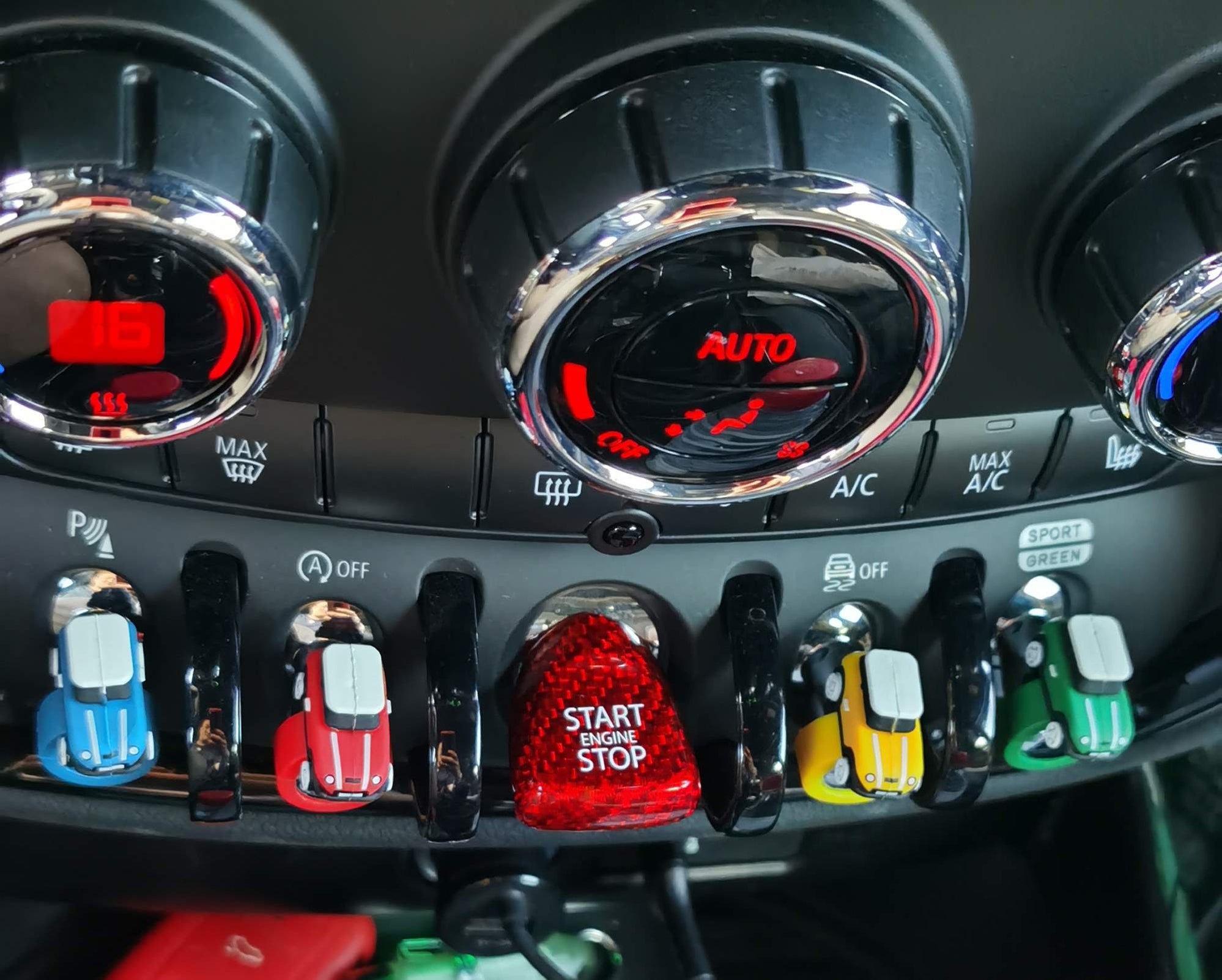 Keyless Engine Push Start Button For MINI Cooper F54 F55 F56 F60 ...
