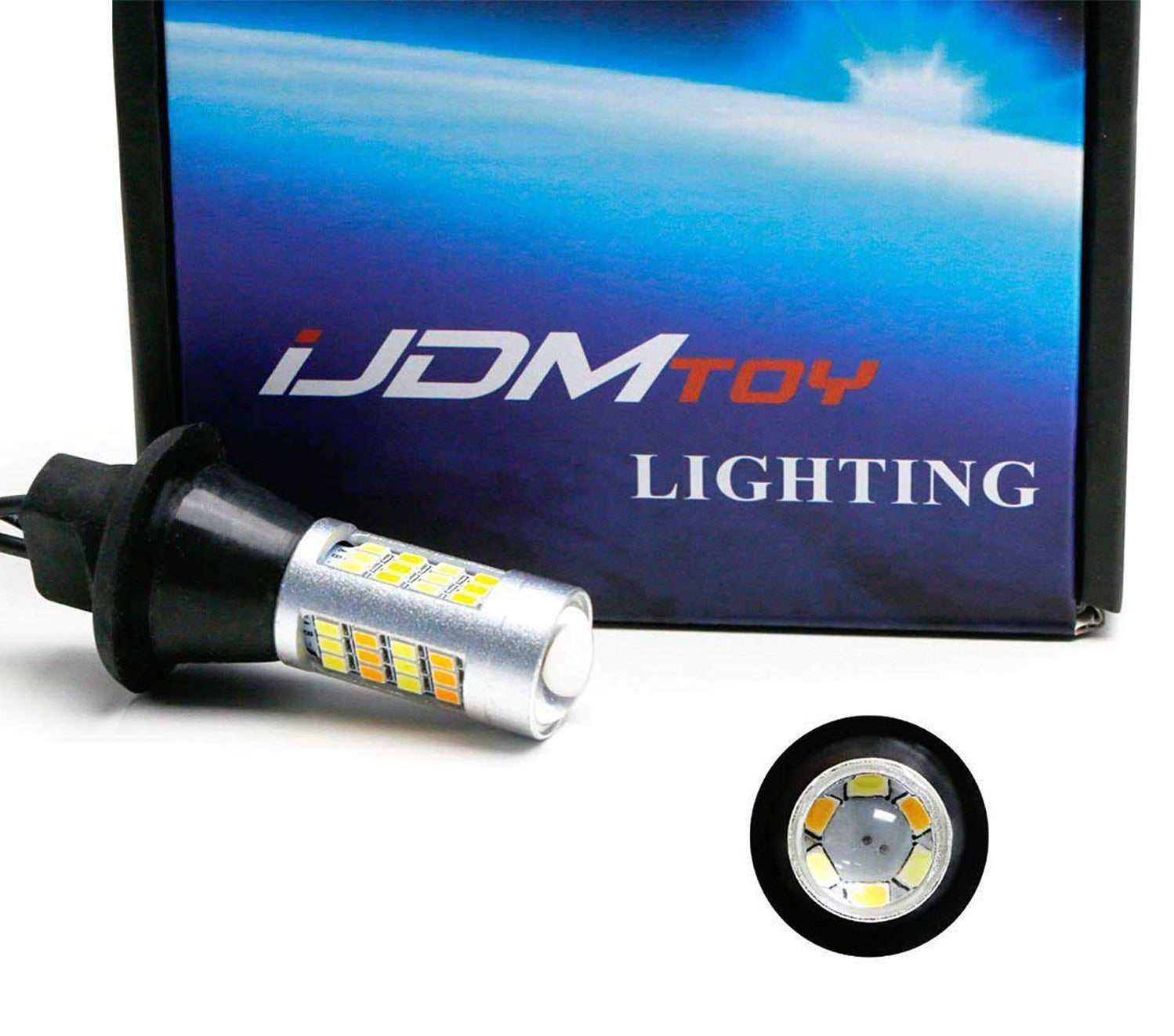 Switchback LED Bulbs For 18-up Jeep Wrangler JL Turn Signal Light DRL ...