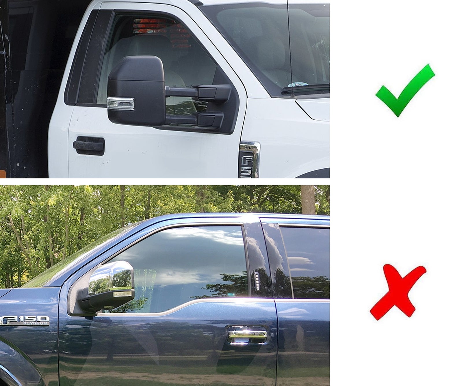 Smoke Lens Sequential Blink Full LED Towing Side Mirror Signals For 20 ...