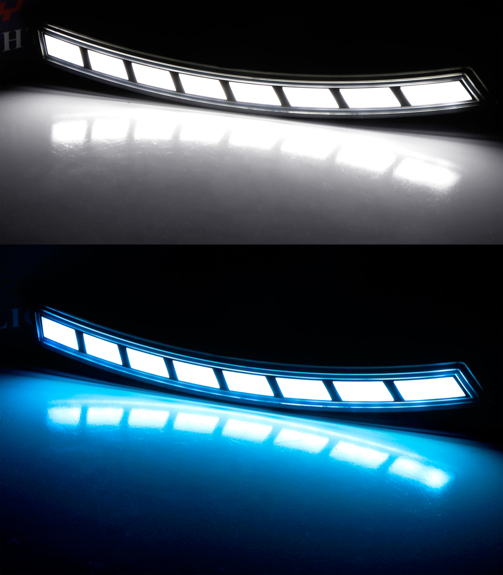 Dark Lens White/Amber Sequential Blink LED Front Side Markers For 23 ...