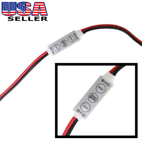 12V Wired Control Module w/ Strobe Flash For Car or Household LED Stri ...