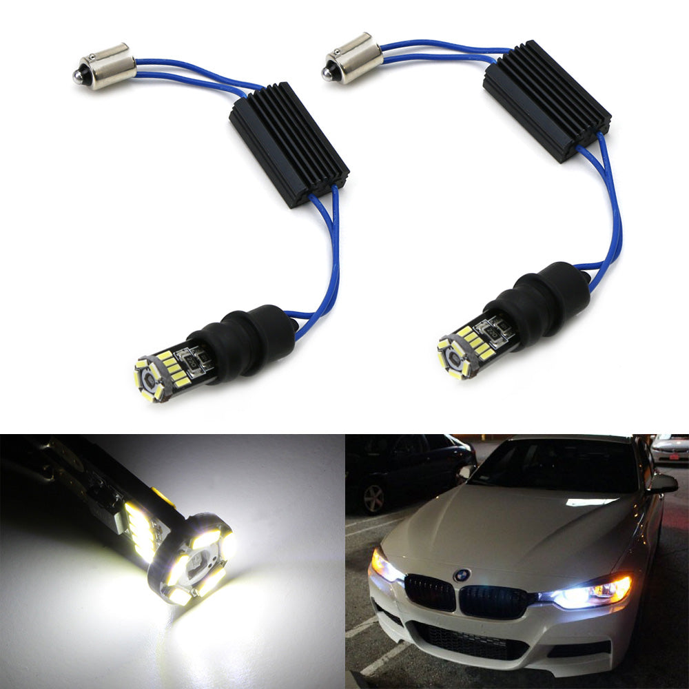 CAN-bus LED Parking Lights For 2012-15 BMW F30 3 Series Halogen Headla ...