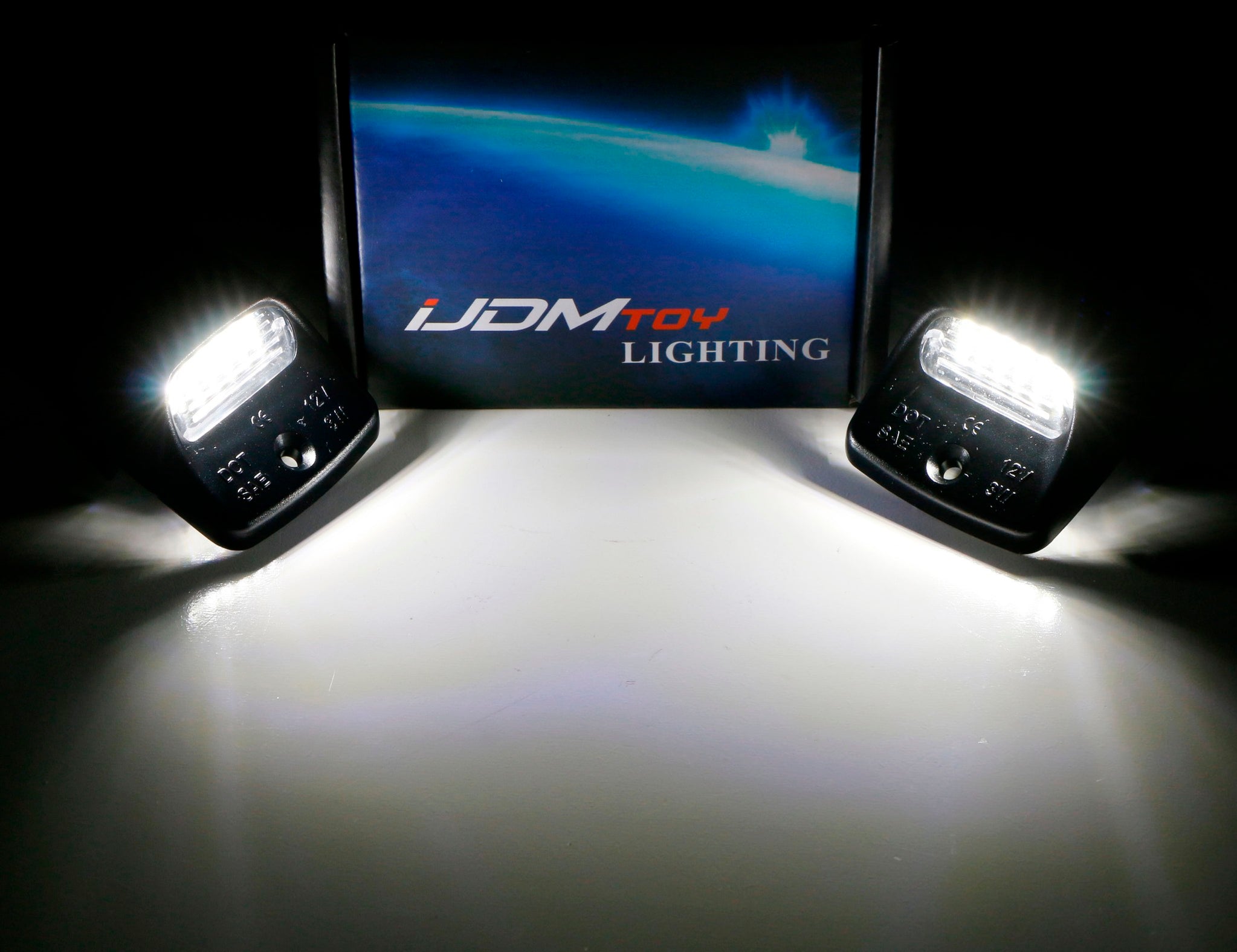 OE-Fit 3W Full White LED License Plate Light Kit For 05-15 Toyota Taco ...