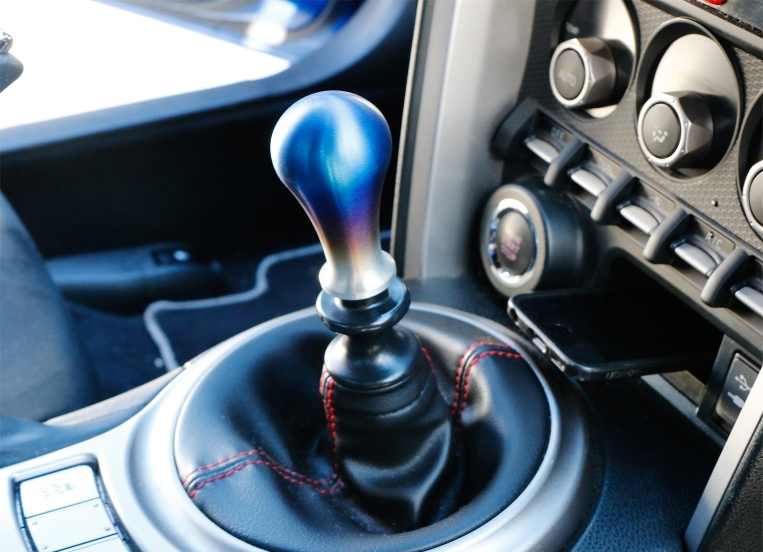 JDM Burnt Titanium Finish Universal Fit Tear Drop Shift Knob, Good For ...