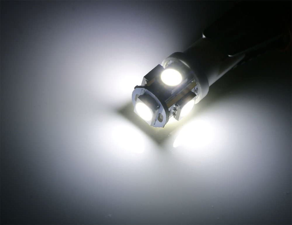 5-SMD BA9 Bayonet LED Replacement Bulbs For Interior Map Rearding or D ...