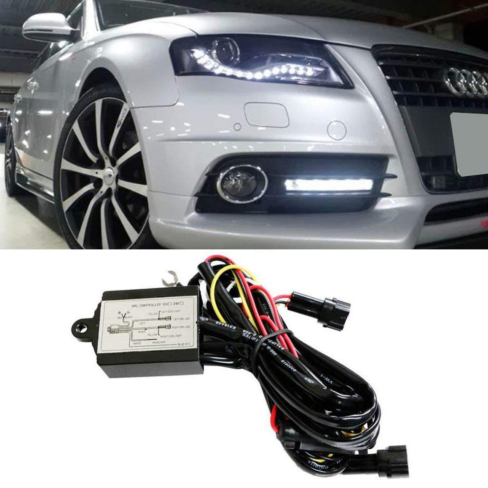 Universal LED DRL Light Automatic ON/OFF Module Box Relay — iJDMTOY.com