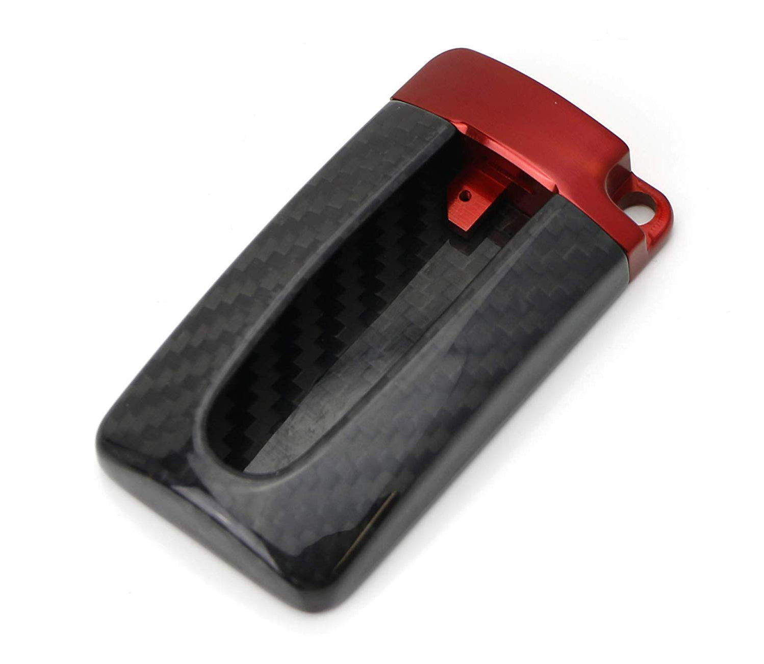 Carbon Fiber GTR Style Key Fob Cover Case w/Red For Nissan Infiniti Ov ...