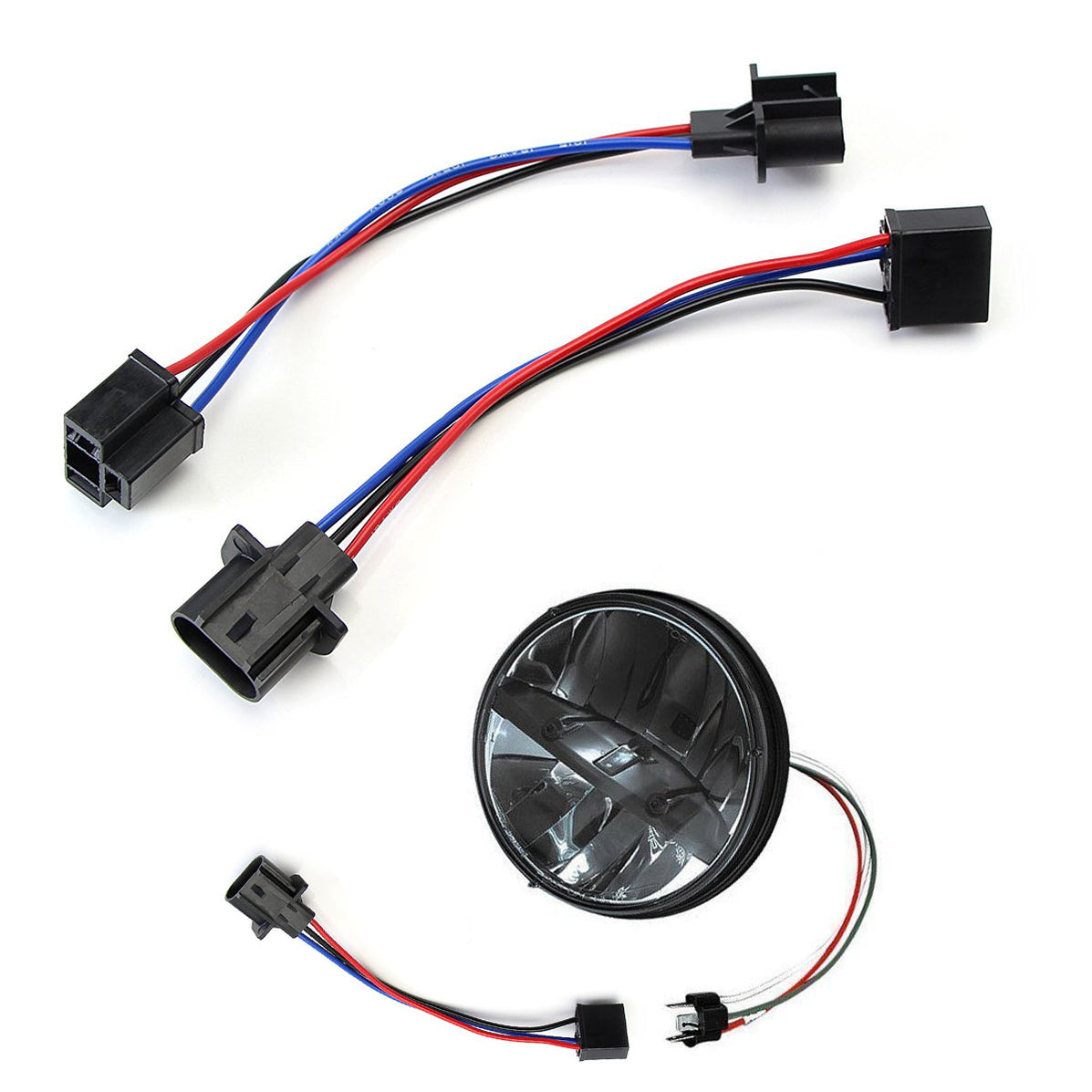 7" LED Headlights Wirings Conversion Adapters For Truck-Lite 96630, JW — iJDMTOY.com