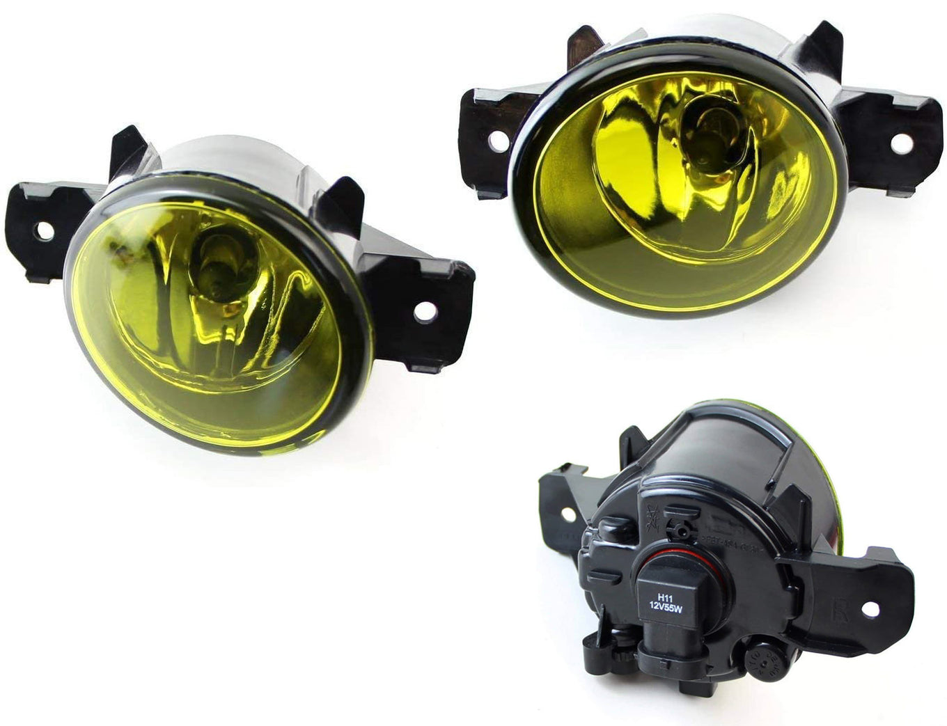 BMW E84 X1 E83 X3 E70 X5 Yellow Lens Fog Lights w/ H11 Halogen Bulb ...