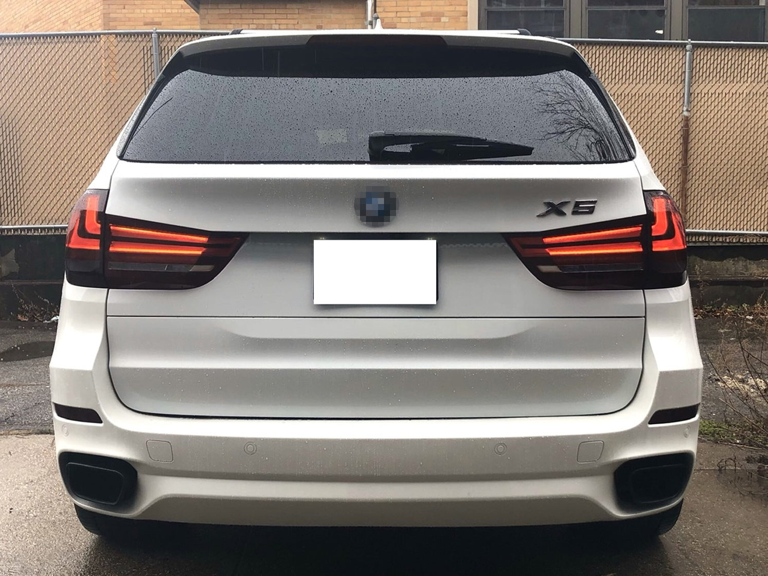 Euro Dark Smoke Lens Rear Bumper Reflector For 2014-19 BMW F15 X5 M-Sp ...