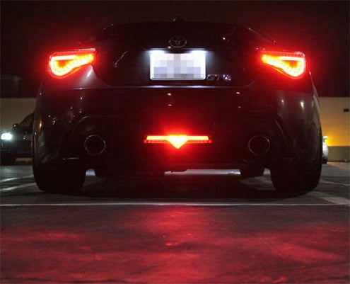 Smoked LED Rear Bumper Reverse Brake Fog Light Lamp For Scion FRS 86 S ...
