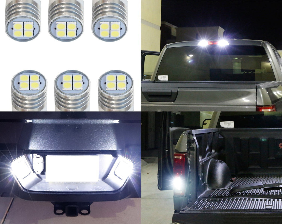 LED License Plate, Backup, High Mount Light Combo Kit For 15-18 Silver ...