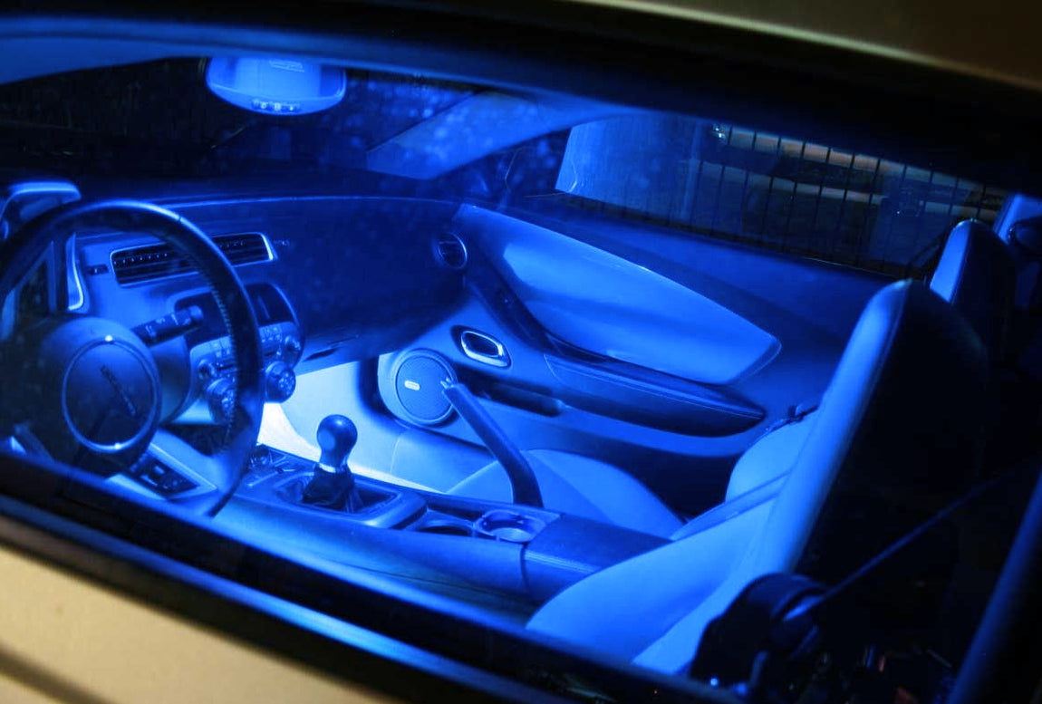 (4) Blue 4-SMD CAN-bus 1.72-Inch 41mm LED Festoon Interior Map Replace ...