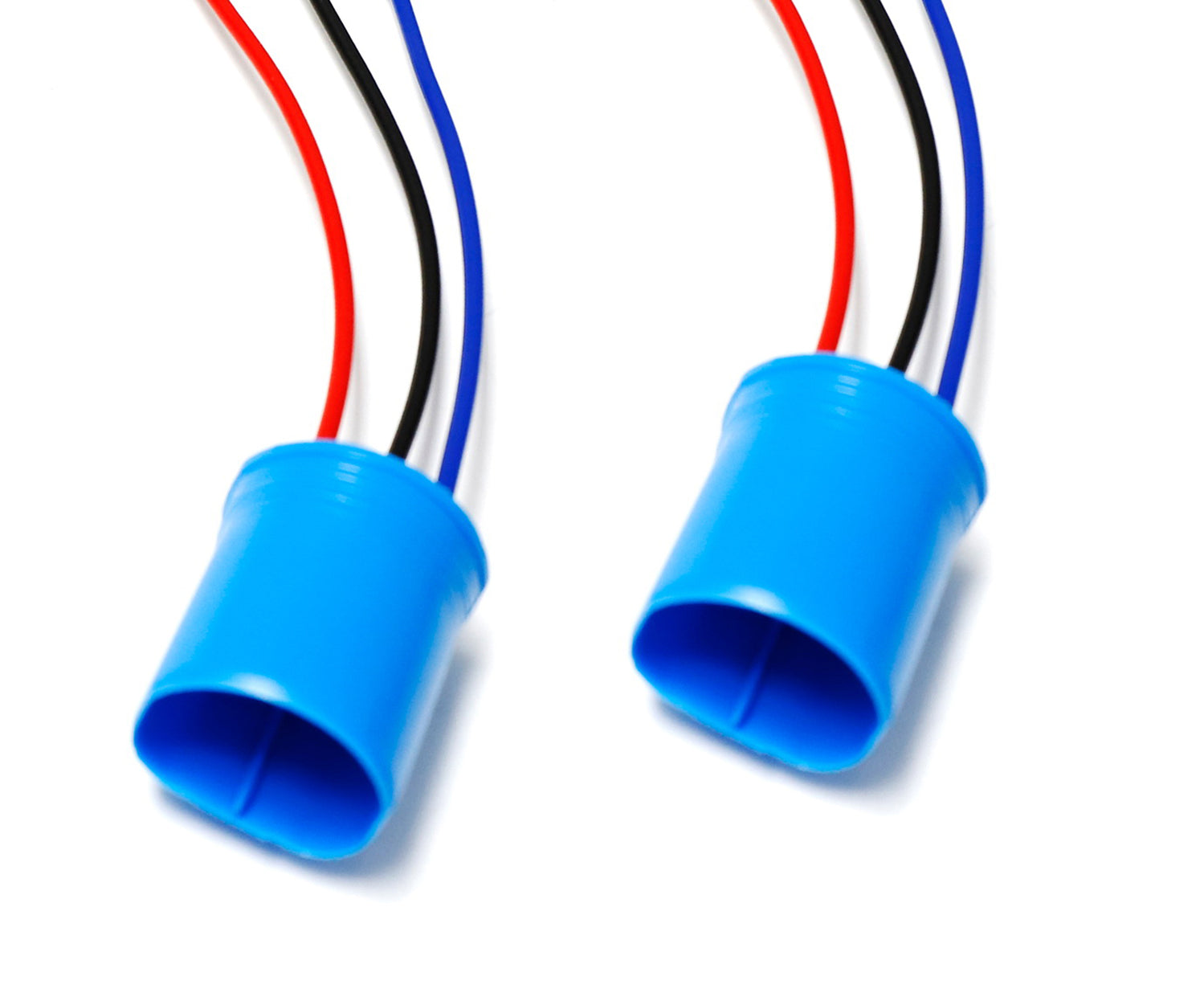 8" 9007 Male Adapter Plug w/ Open End Pigtails For Headlight Conversio ...