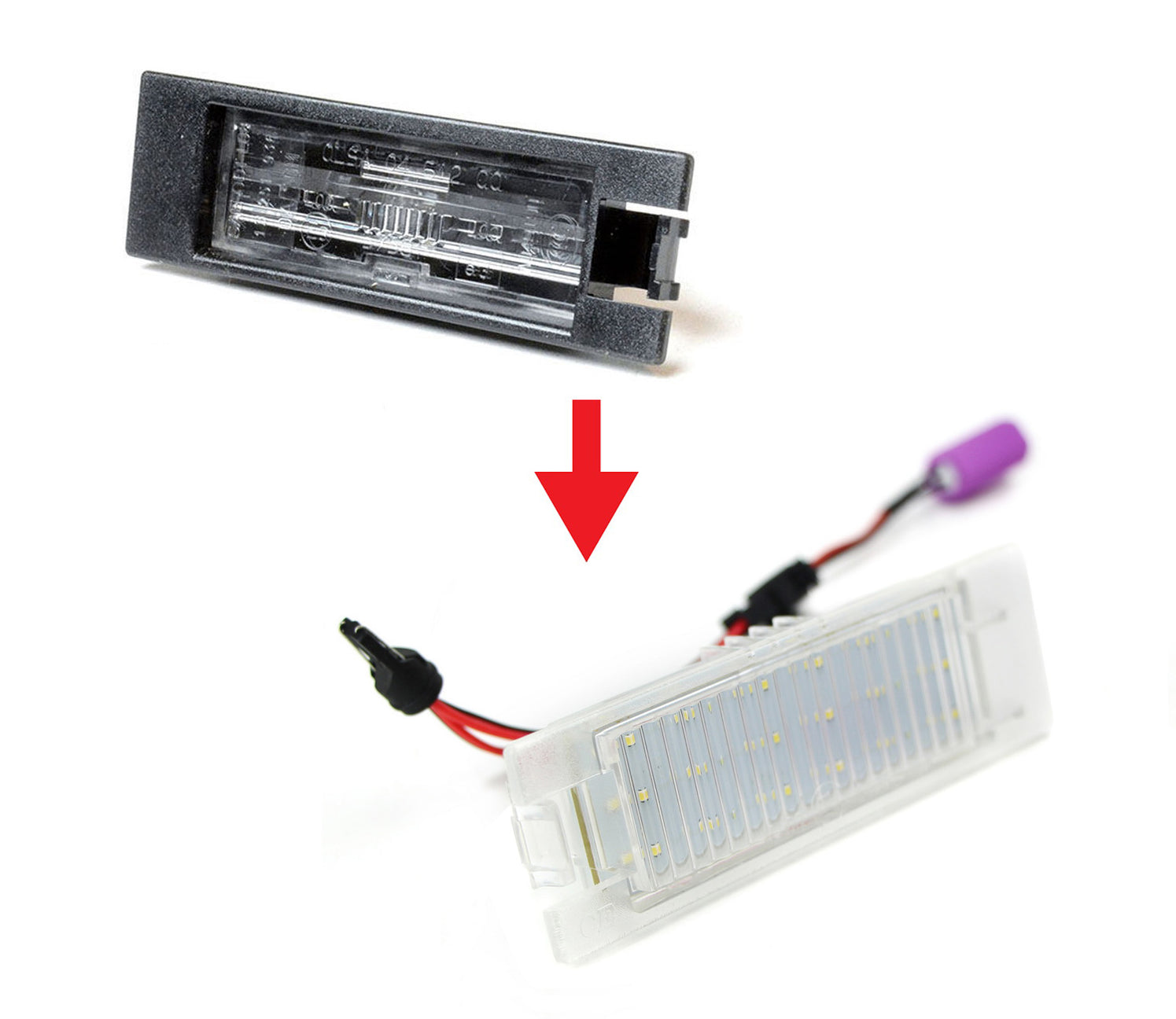 Bright LED License Plate Light Replacement for Cars Trucks SUVs ...