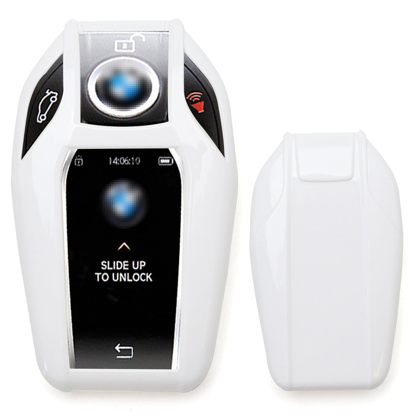 Pearl White Key Fob Shell Cover For BMW G11 7 Series i8 Touchscreen Sm ...