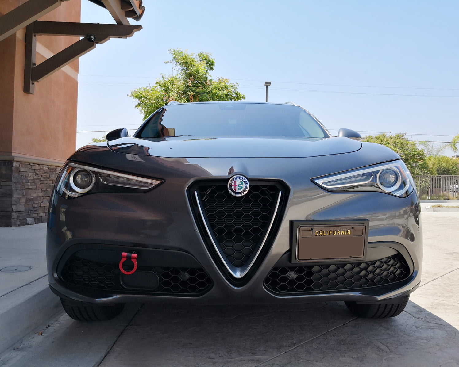 Track Racing Style Tow Hook Ring For 2017-up Alfa Romeo Giulia 952 & S ...