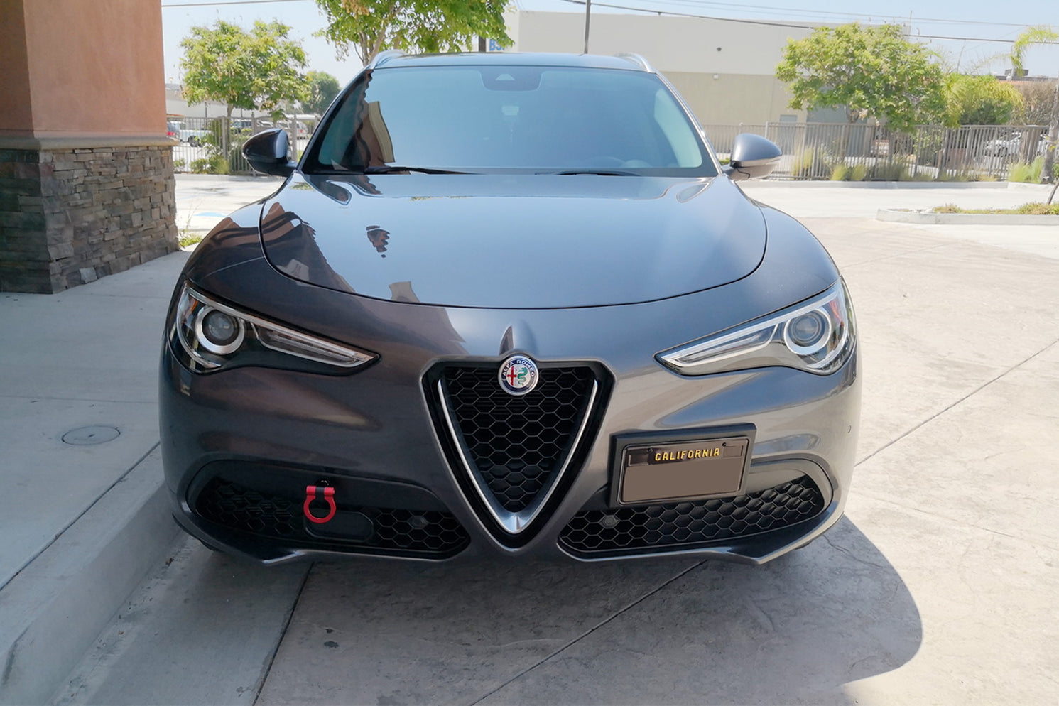 Track Racing Style Tow Hook Ring For 2017-up Alfa Romeo Giulia 952 & S ...