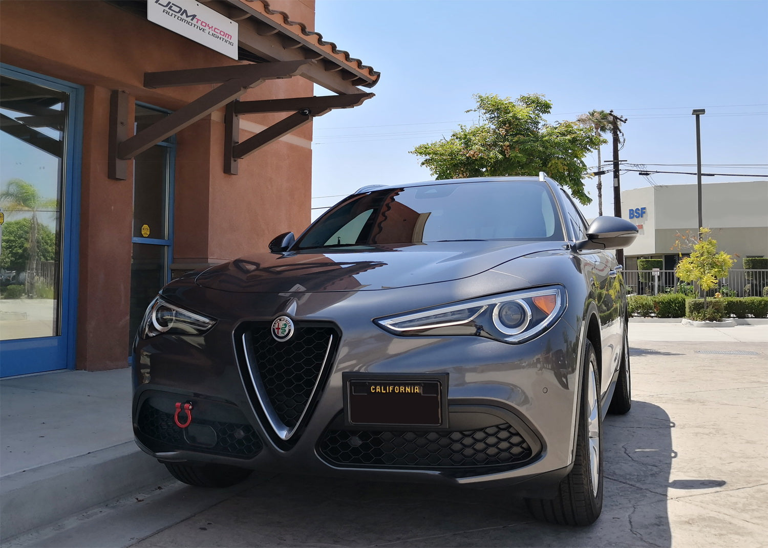 Track Racing Style Tow Hook Ring For 2017-up Alfa Romeo Giulia 952 & S ...