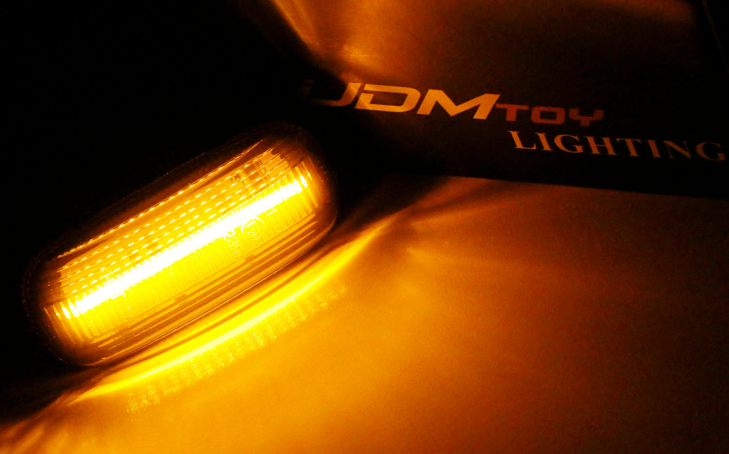 Smoke Lens Amber Full LED Front Fender Side Marker Light For Audi A3 A ...